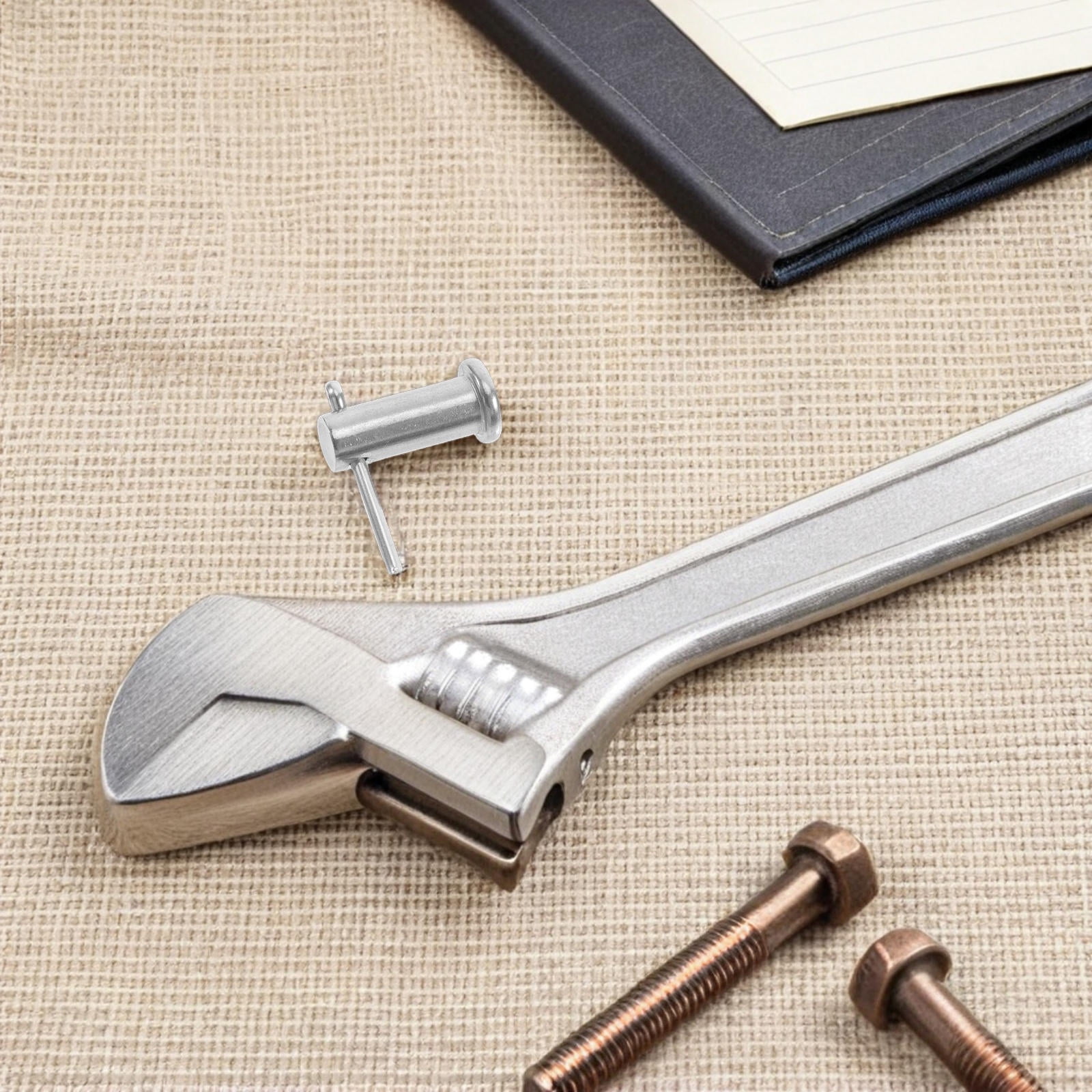 Pretyzoom 1 Set Pipe Flange Alignment Bolts Stainless Steel Silver ...