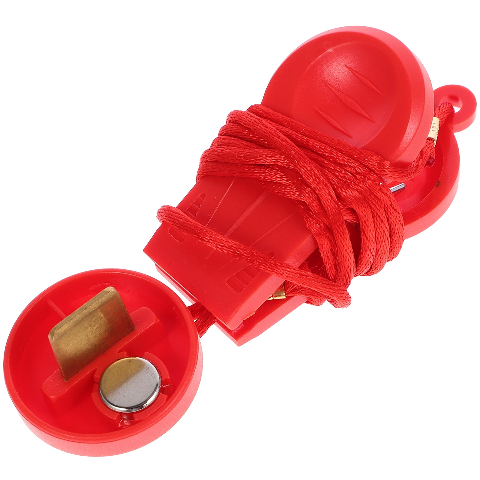 Pretyzoom 1 Set Treadmill Lock Emergency Stop Magnet Red Plastic Alloy ...