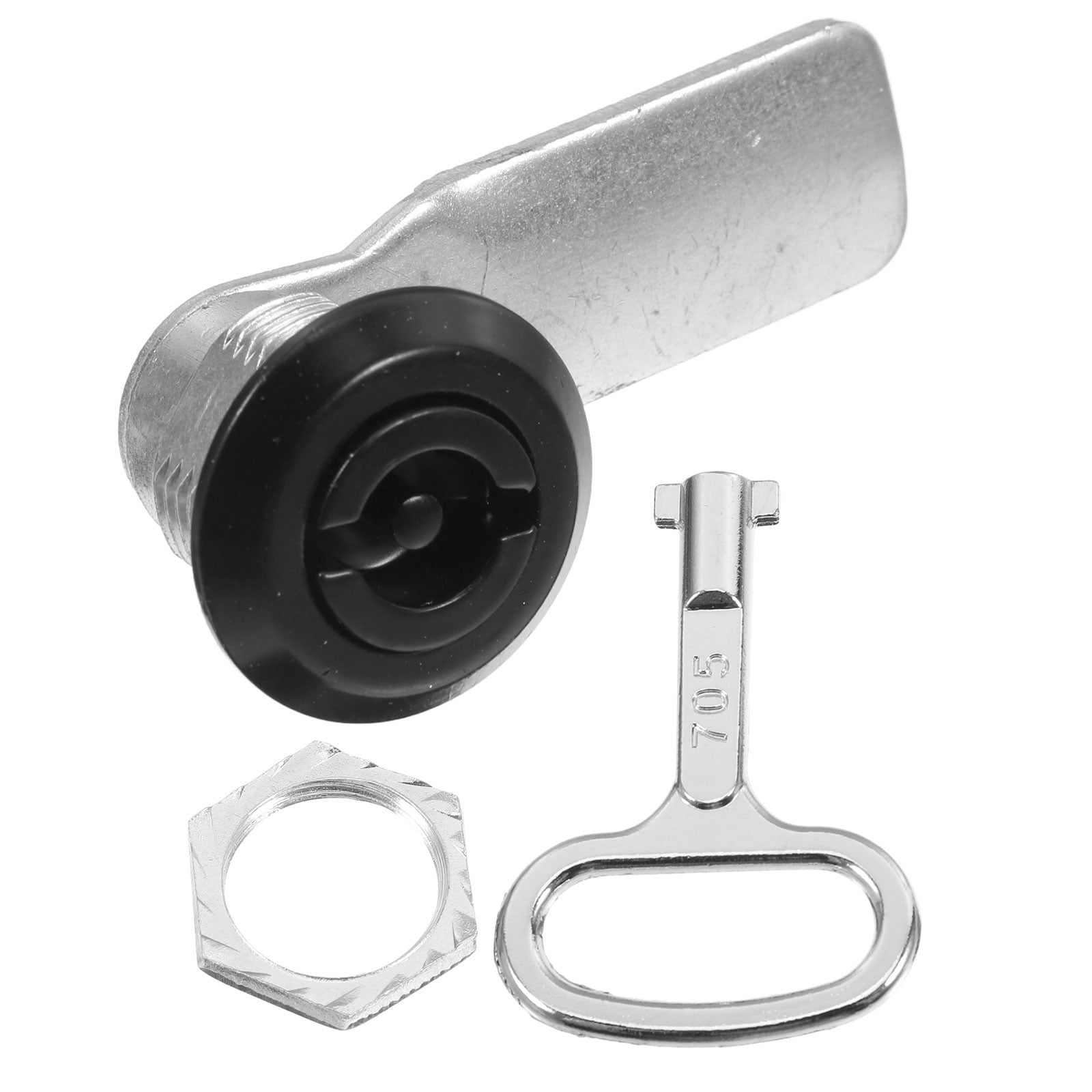 Pretyzoom 1 Set Tubular Lock Iron Trash Can Key Lock For Securing ...