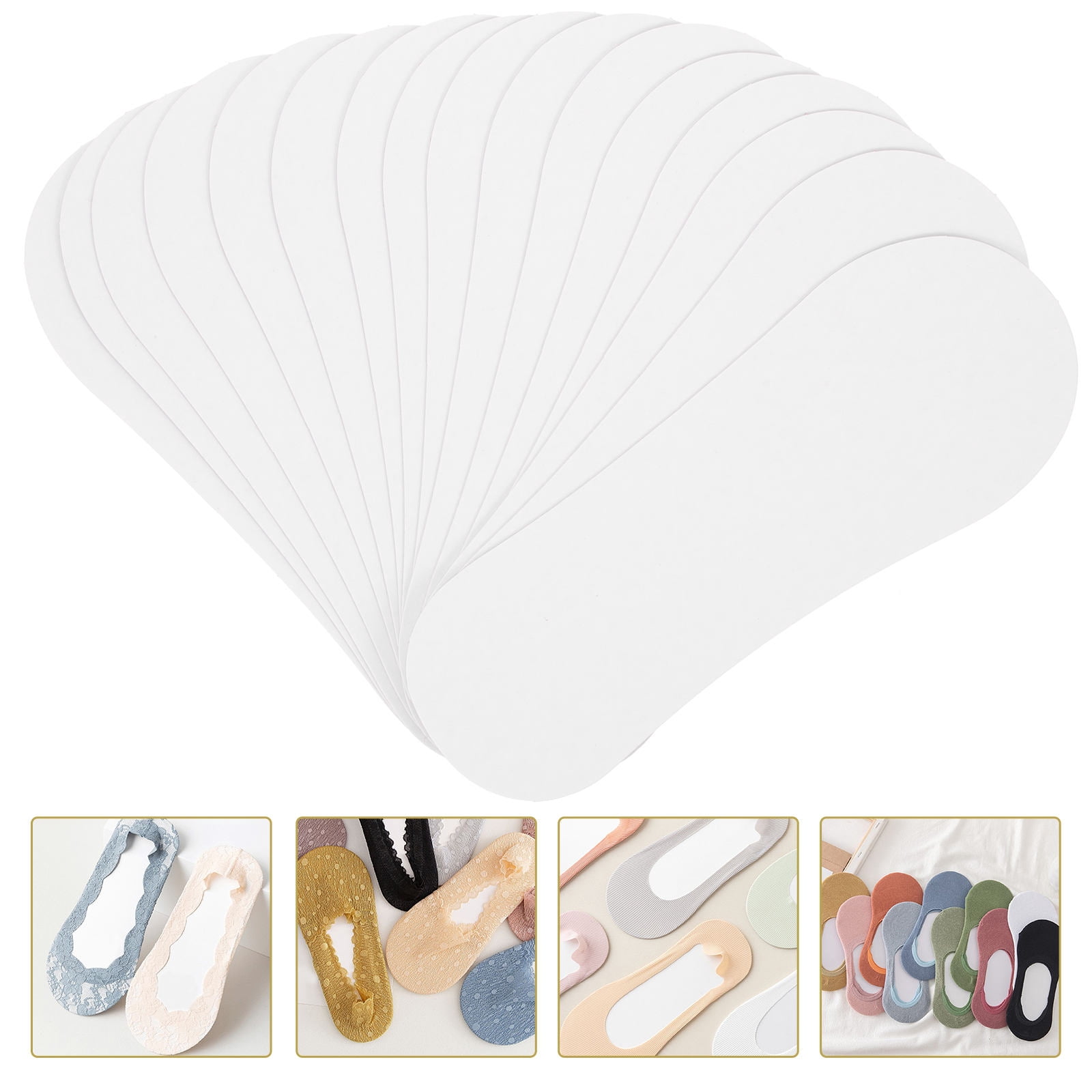 Pretyzoom 100Pcs Sock Hangers for Retail Display Paperboard Lightweight ...