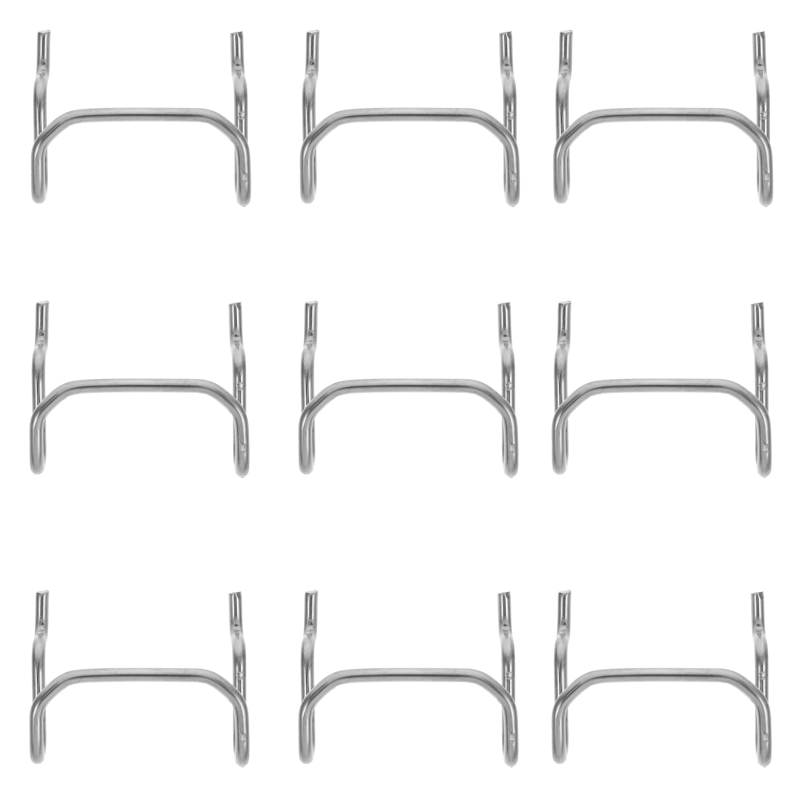Pretyzoom 10Pcs Easy Install Metal Pegboard Hooks Heavy Duty Hooks for ...