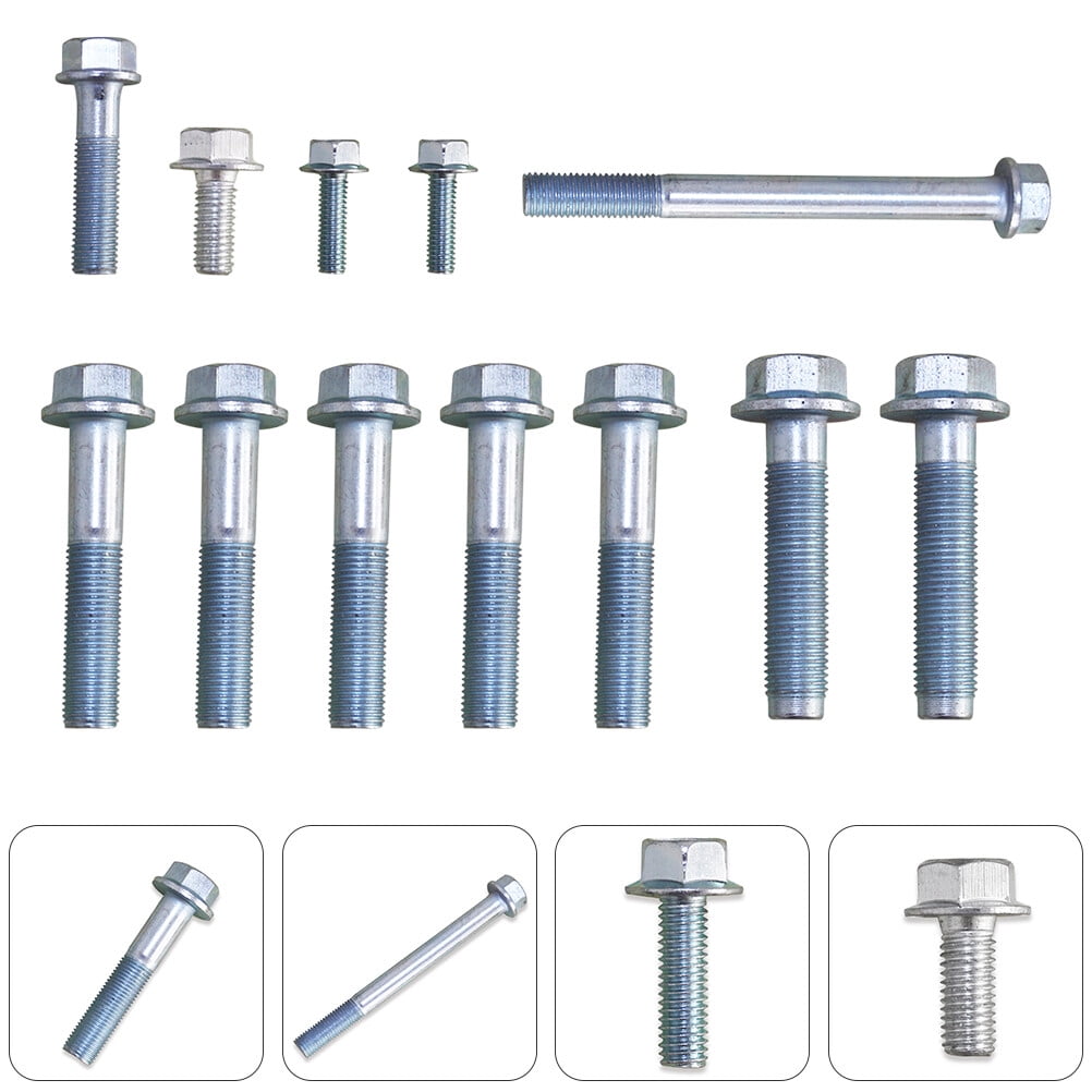 Pretyzoom Engines Bolts Series Engines Mounting Bolts 12pcs - Walmart.com