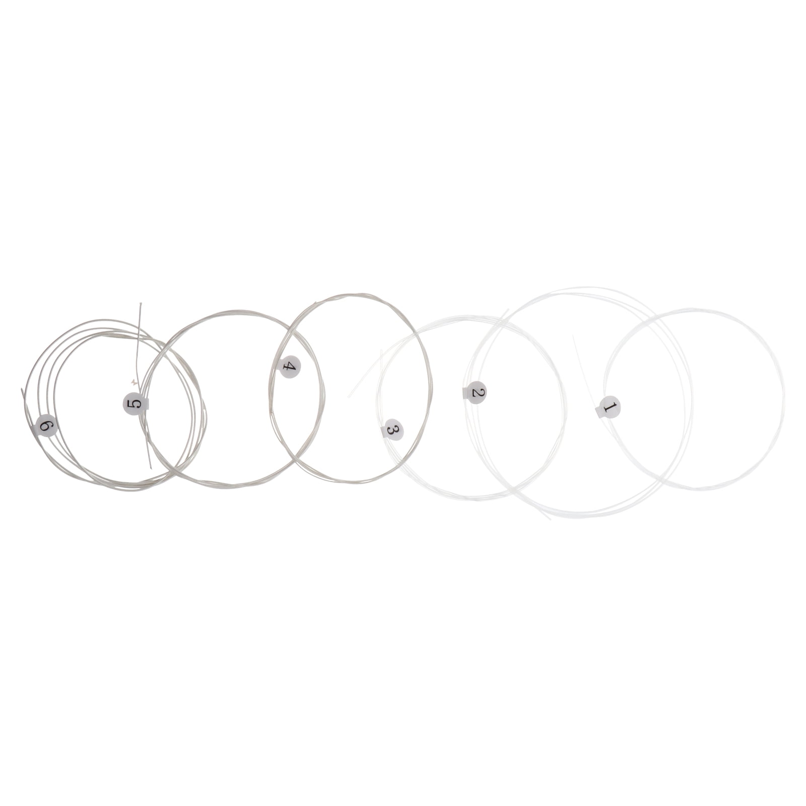 Pretyzoom 1Set Acoustic Guitar Strings Nylon Transparent for Beginners ...