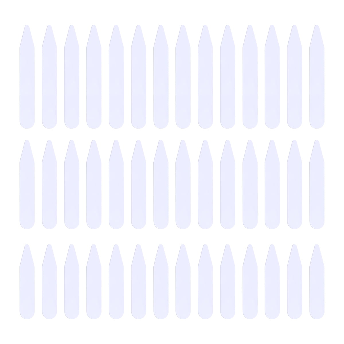 Pretyzoom 200Pcs Assorted Color Collar Stays Bones Keep Collar Crisp ...