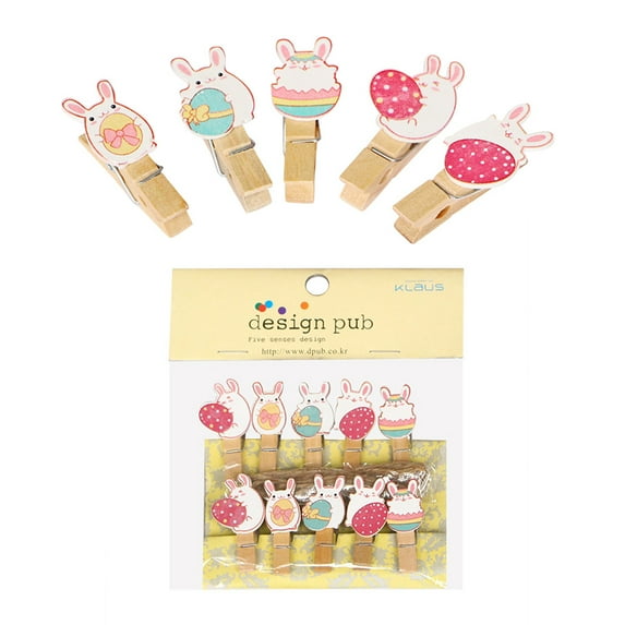 Pretyzoom 20pcs Craft Clips Assorted Color for Holding Photos with Hemp ...