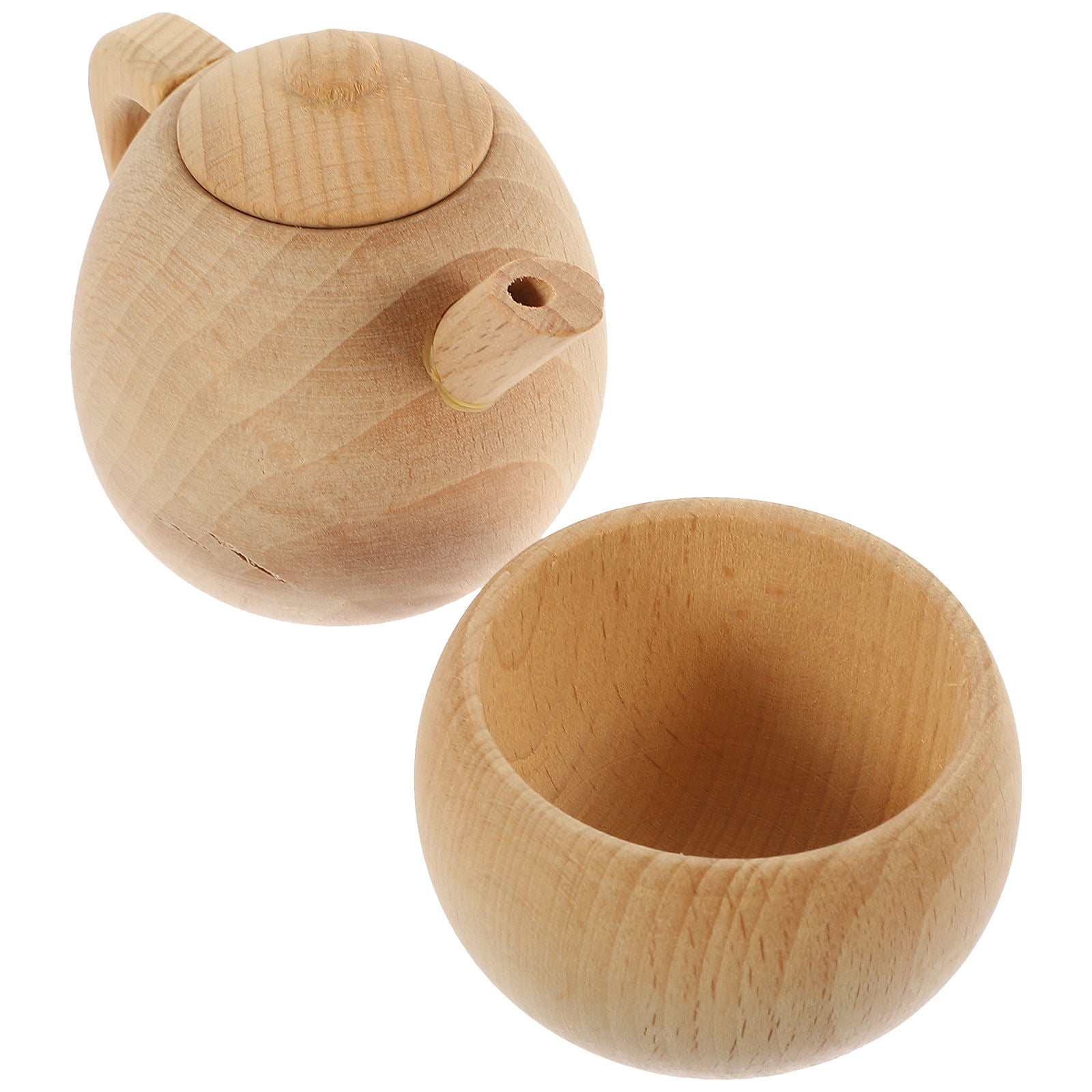 Pretyzoom 2PCS of Pretend Play Tea Party Set for Children Mini House Decoration - Walmart.com