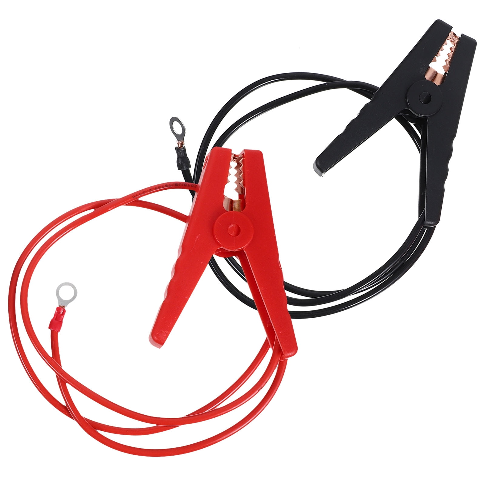 Pretyzoom 2Pcs Heavy Duty Jumper Cable Clamps Rubber Copper With Claw ...