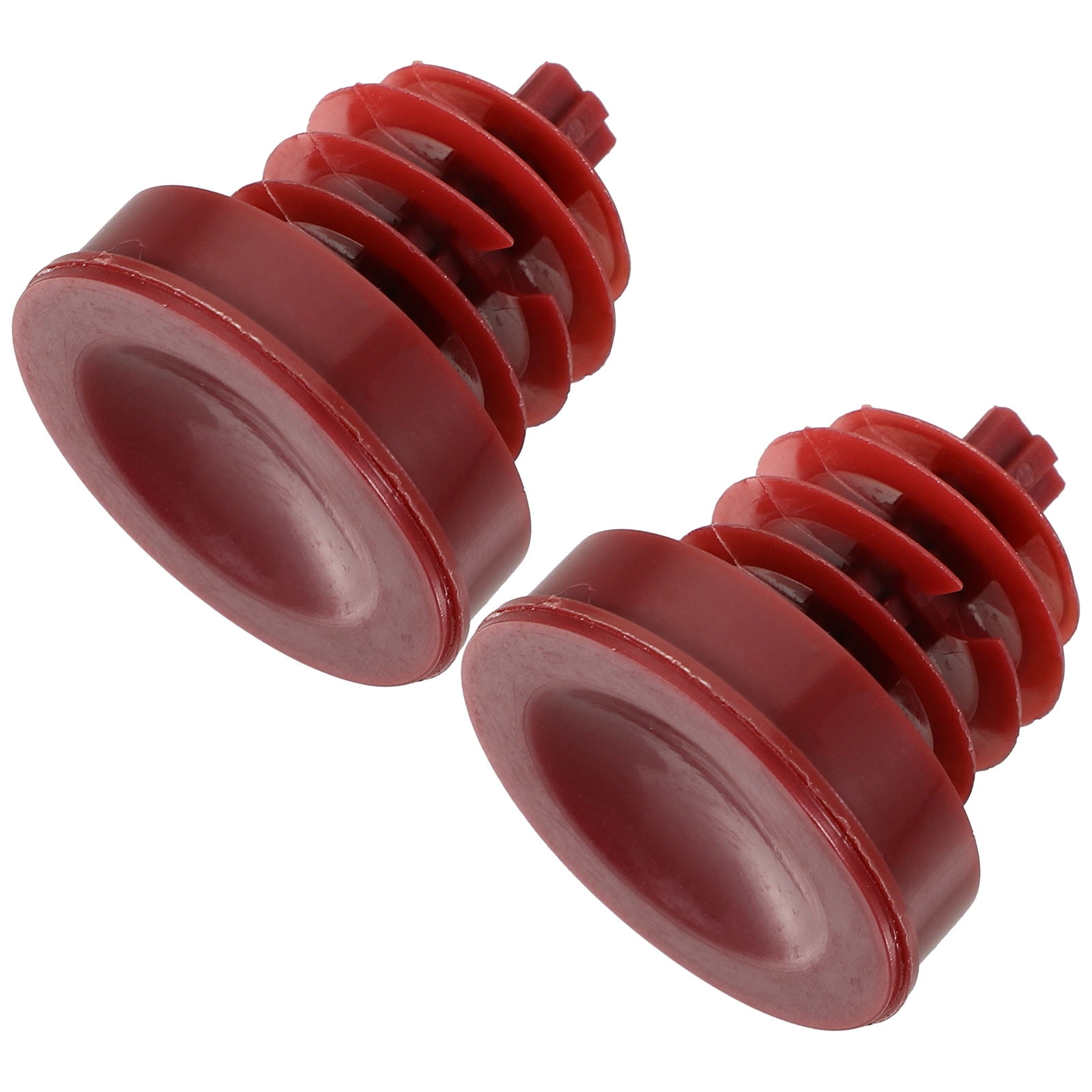 Pretyzoom 2Pcs Power Steering Cap Replacement Red Sturdy Plastic Cover ...