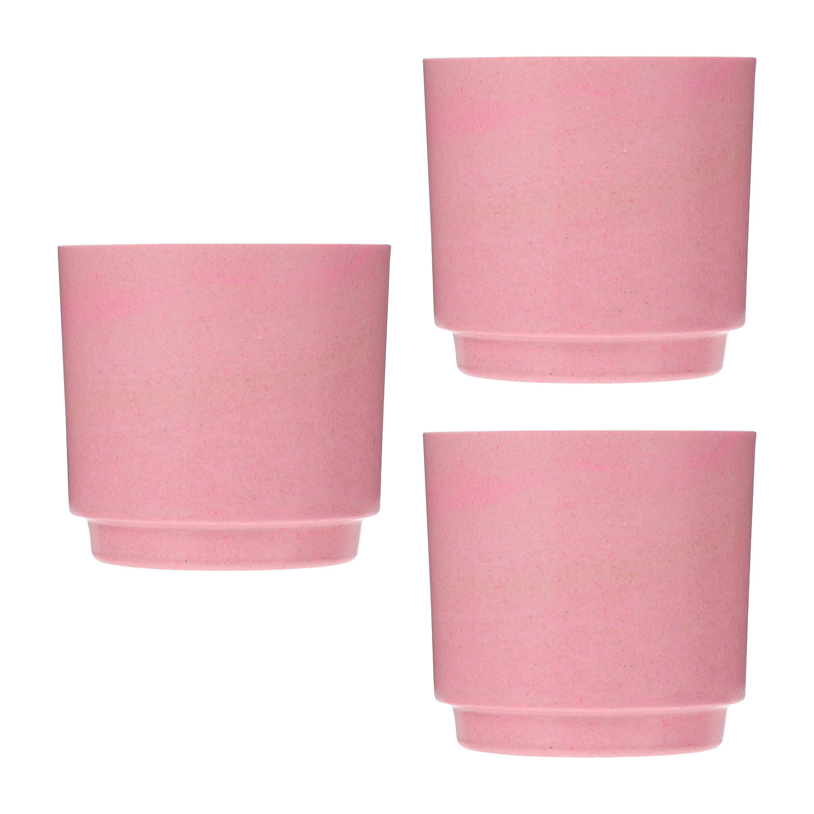Pretyzoom Pink Synthetic Material Plant Pots for Storage Use Adorable ...