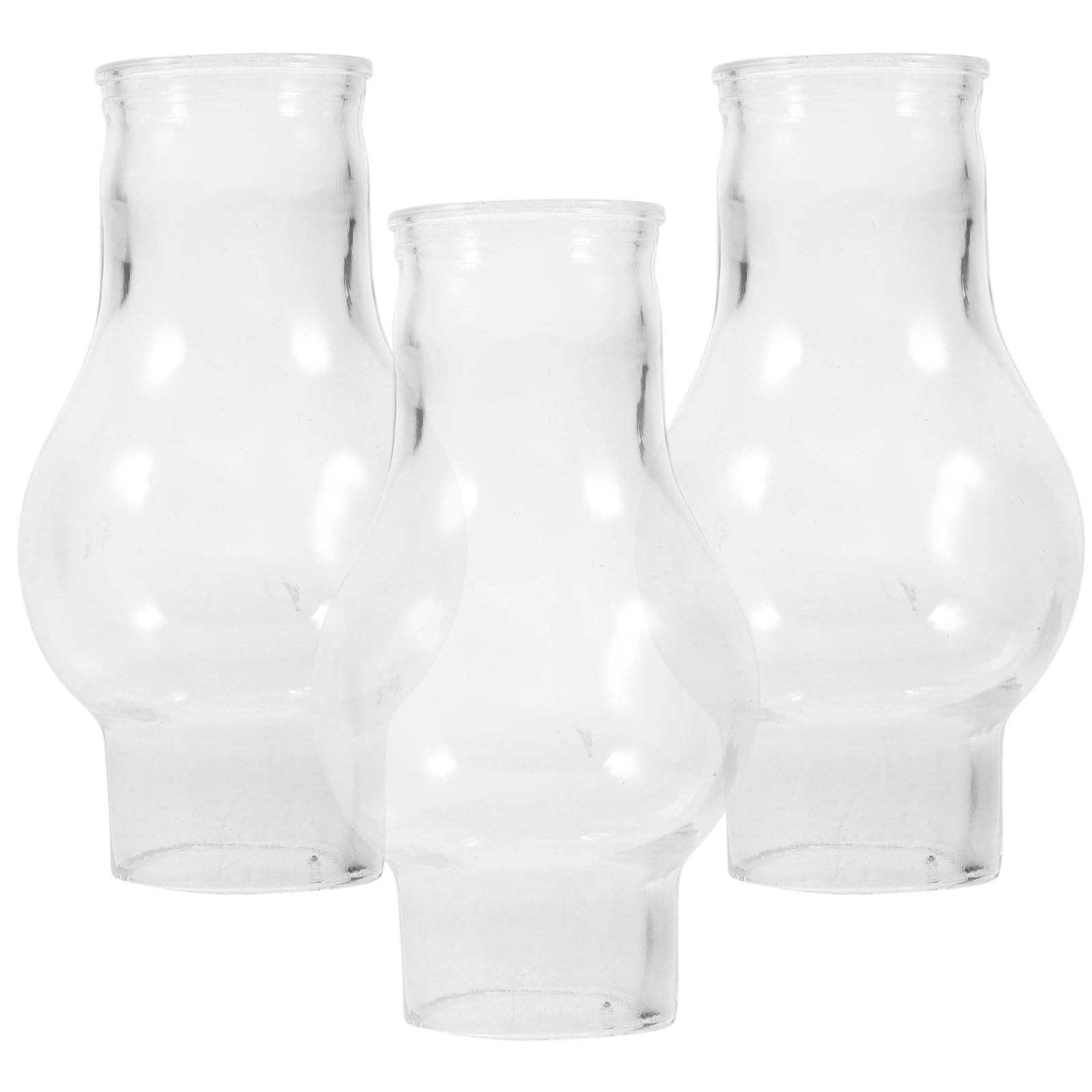 Pretyzoom 3 Pcs Lamp Chimney Hurricane Lamp Cover Bulb Lantern Lamp ...