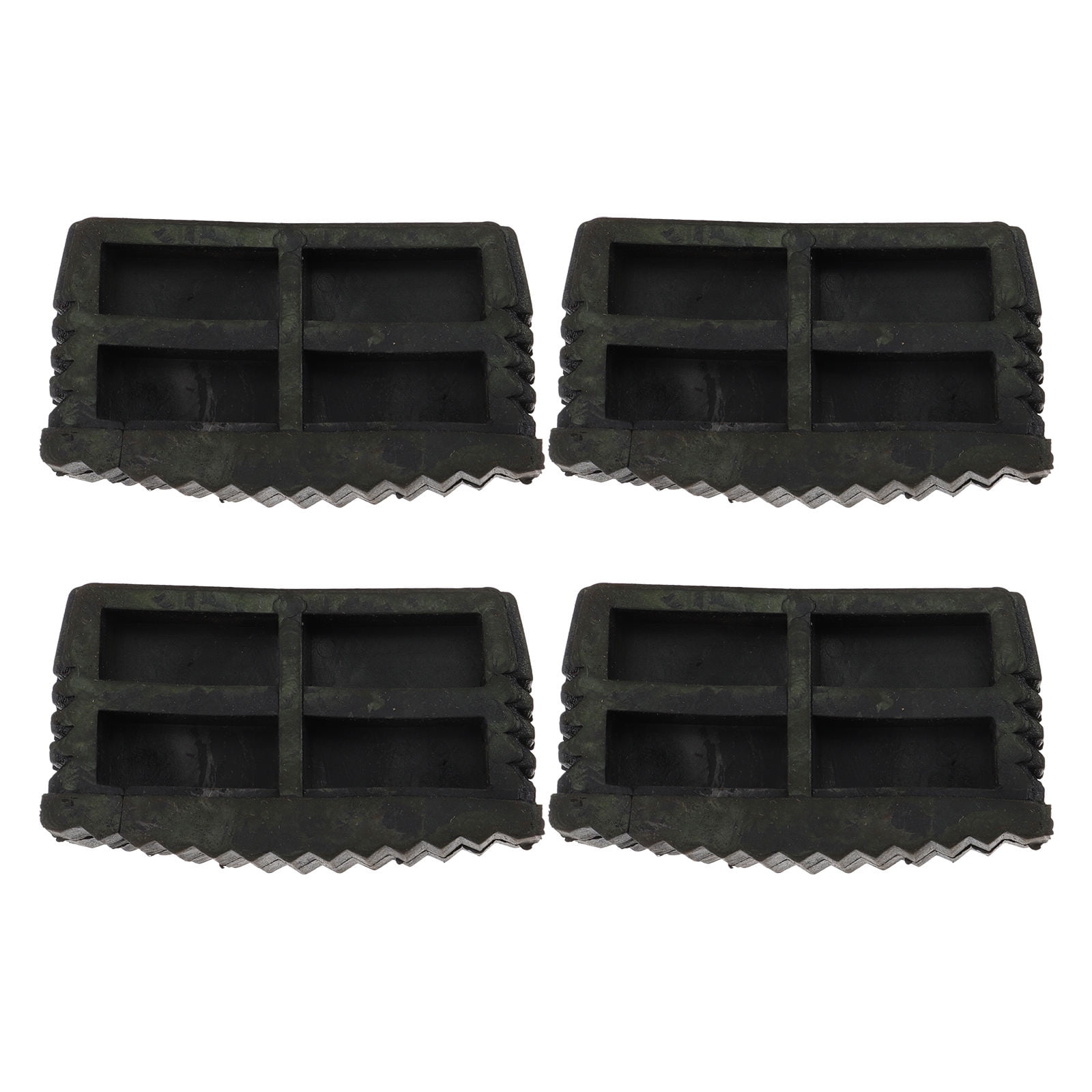 Pretyzoom 4Pcs Black Ladder Feet Covers Versatile Rubber for Skid ...