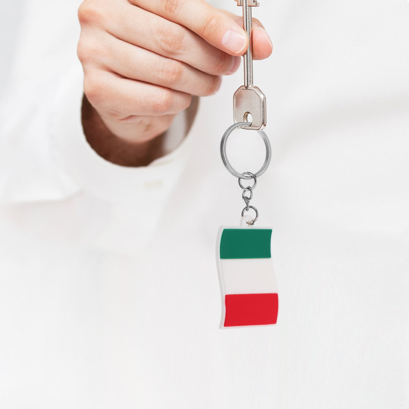 Pretyzoom 5 Pack Italian Flag Keychains Men'S Fashion Metal Pendant ...