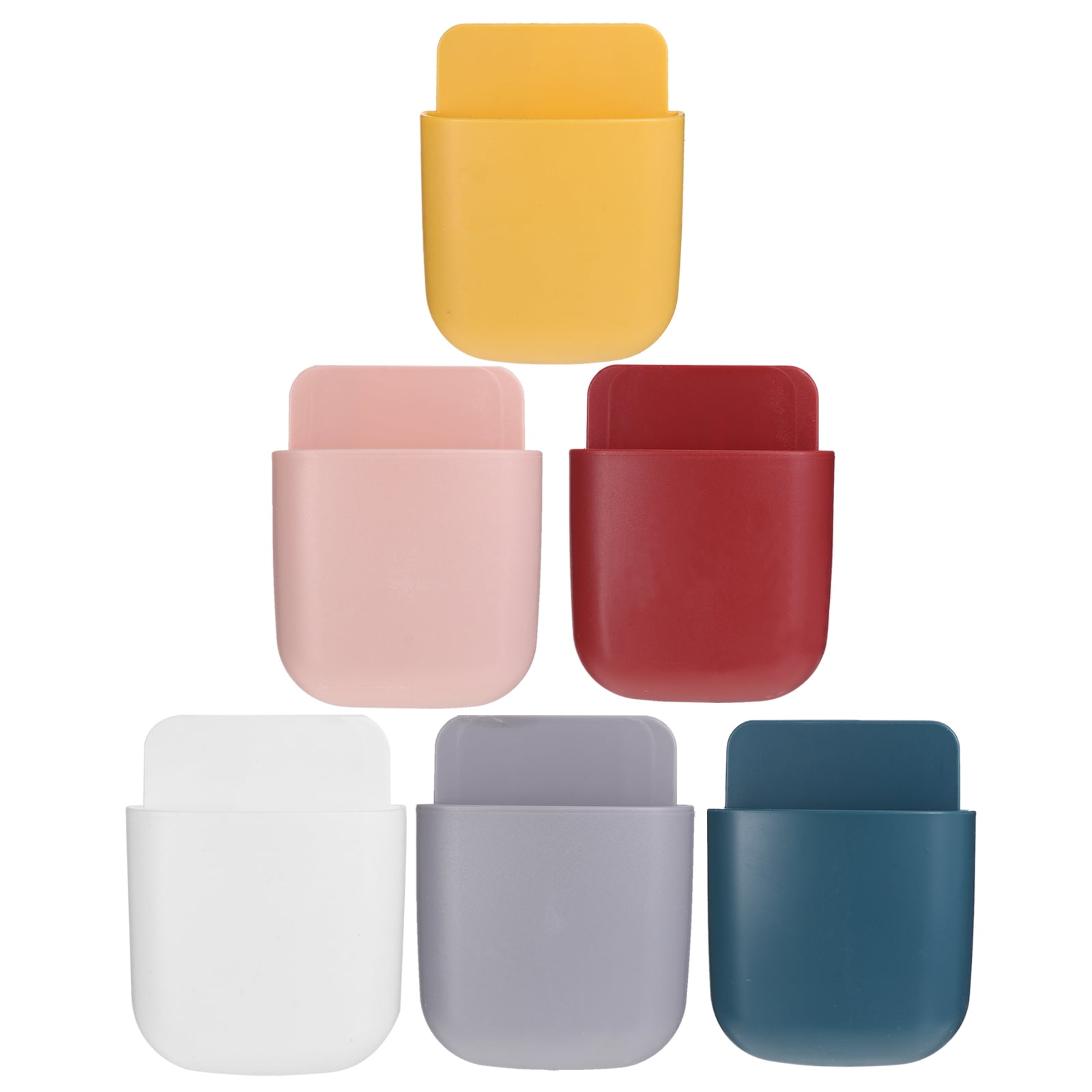 Pretyzoom 6 Pcs ABS Practical Storage Racks Brackets Household Phone ...