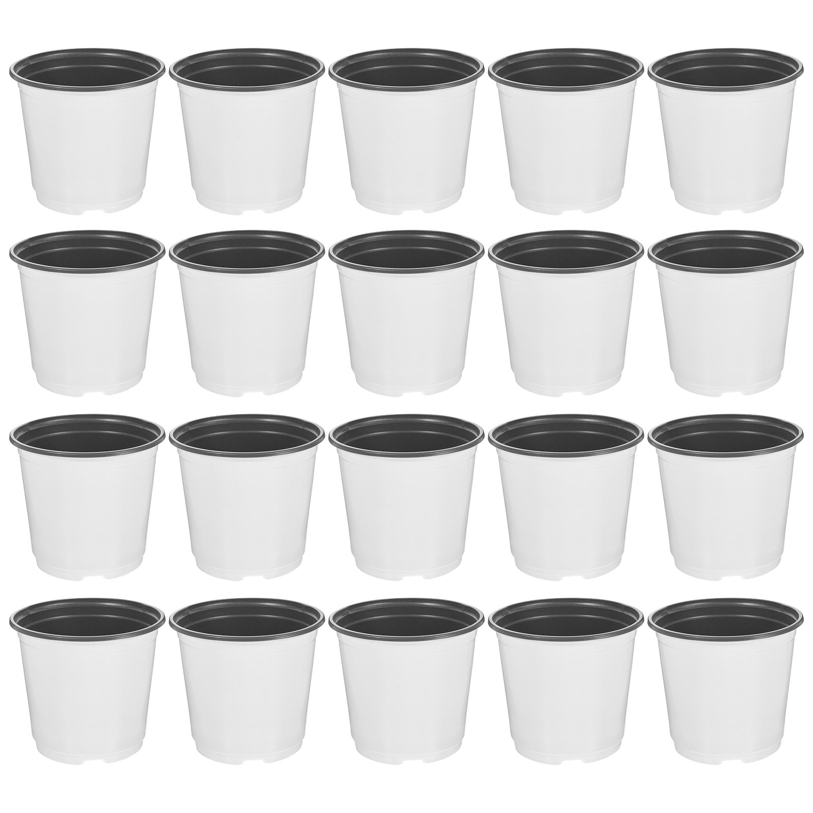 Pretyzoom 60 Pcs Mini Pots Clear Potting Containers for Plants ...