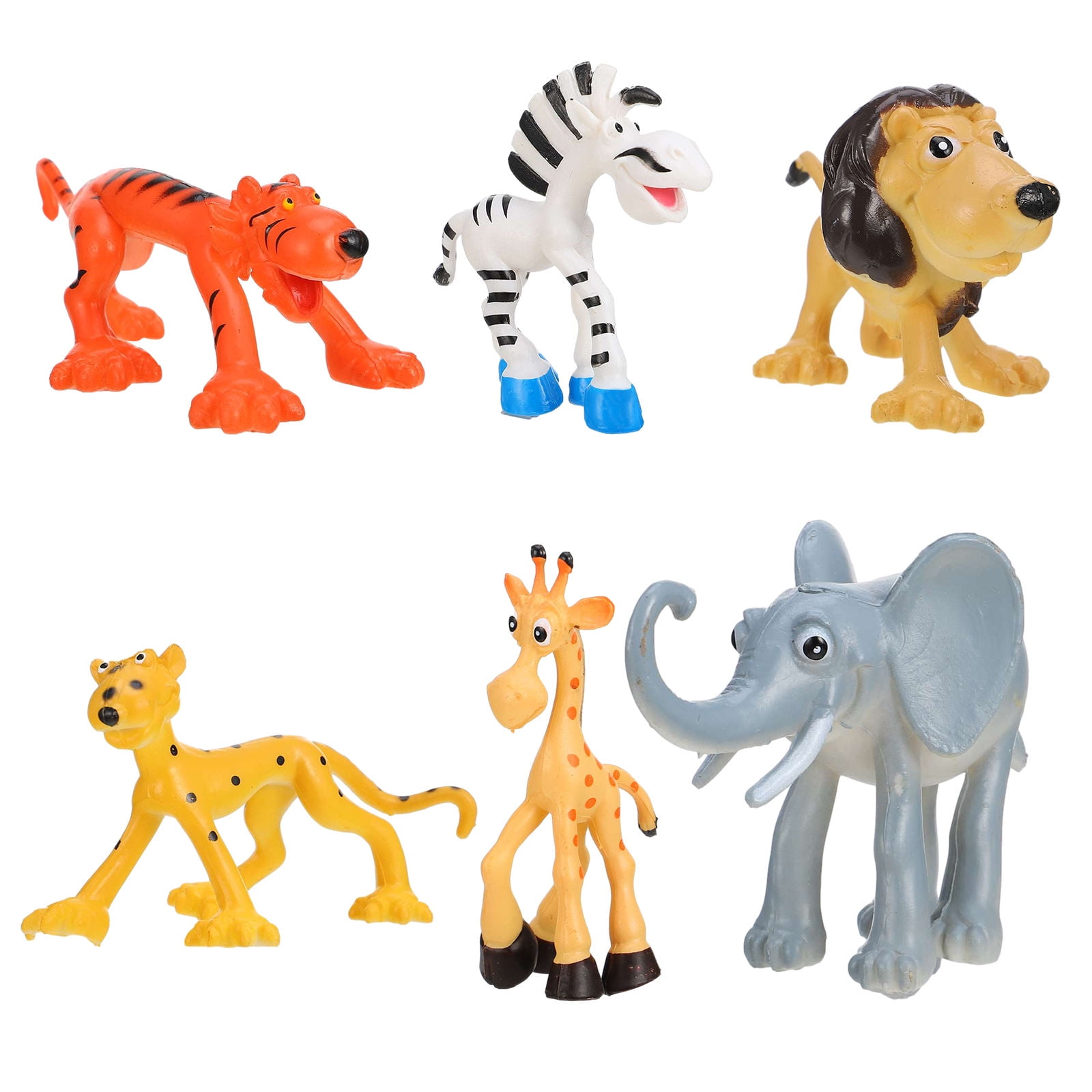 Pretyzoom 6Pcs Mini Animal Model Plastic Animal Model for Learning ...