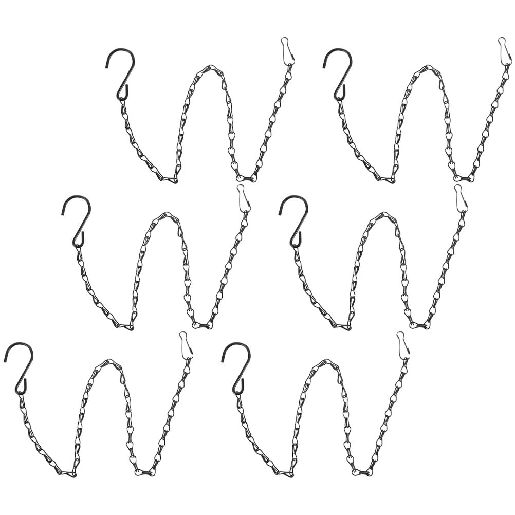 Pretyzoom 6pcs Hanging Baskets Chains Flower Pot Replacement Chain ...