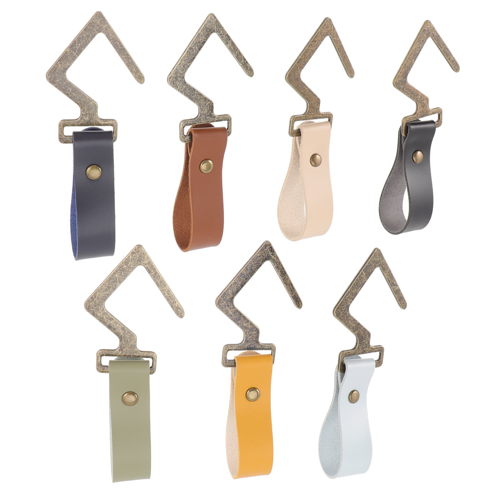 Pretyzoom 7Pcs Tent Hanger Metal Clothesline Assorted Color for Friends ...