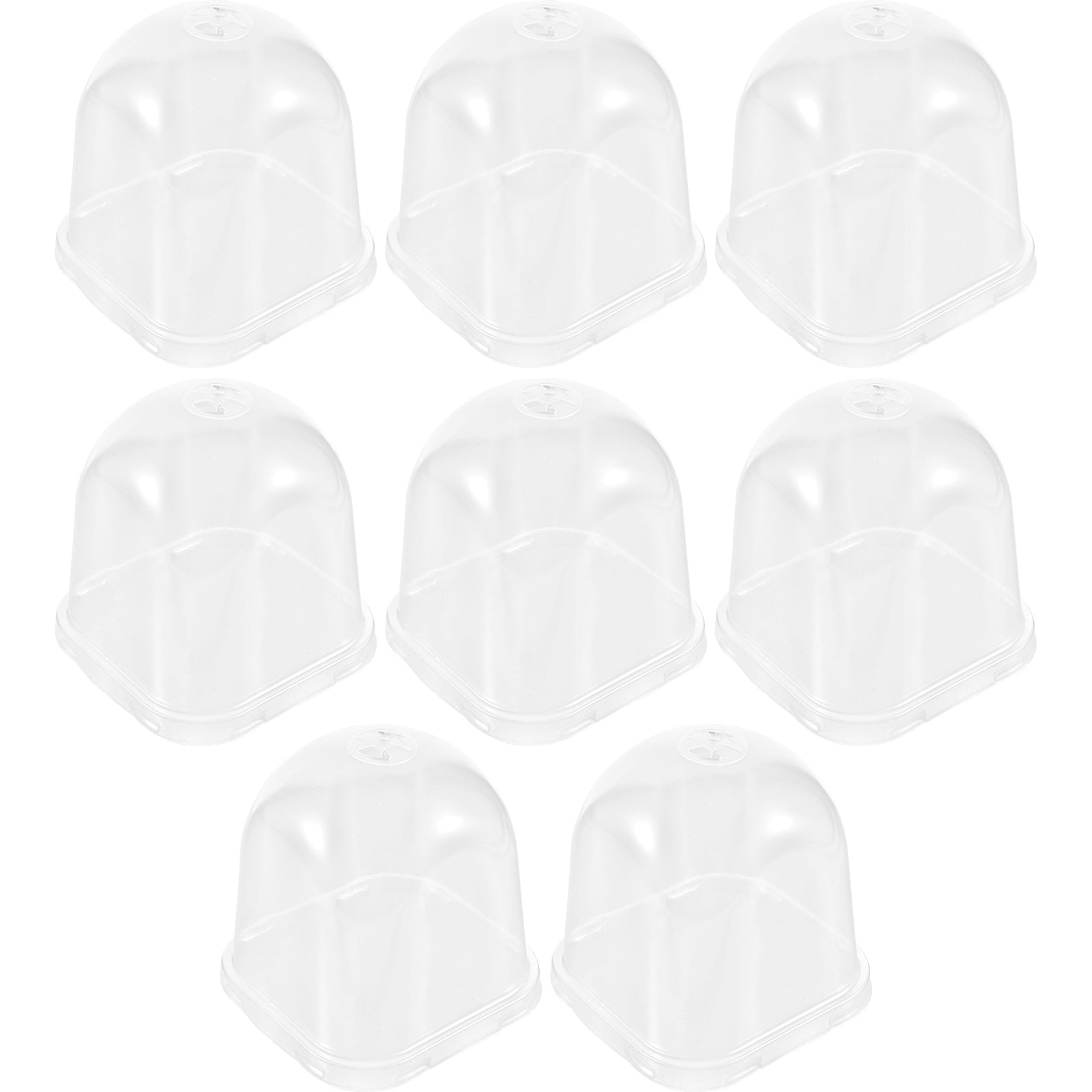 Pretyzoom 8 Pcs Propagation Pots Humidity Grow Landscape Frosted High ...