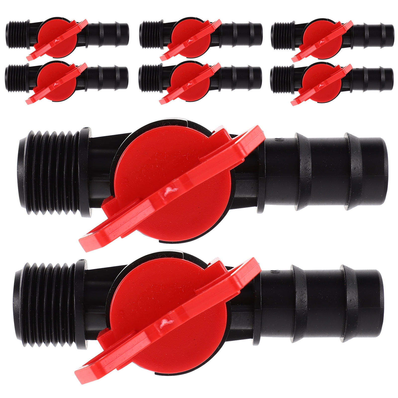 Pretyzoom 8Pcs Ball Valves Drip Irrigation Aquarium Valves Fish Tank ...