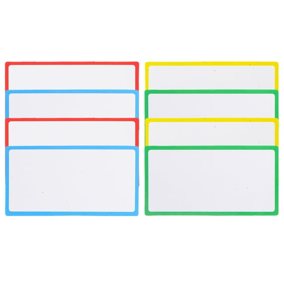 Pretyzoom 8Pcs Magnetic Name Tags Reusable Dry Erase Labels for ...