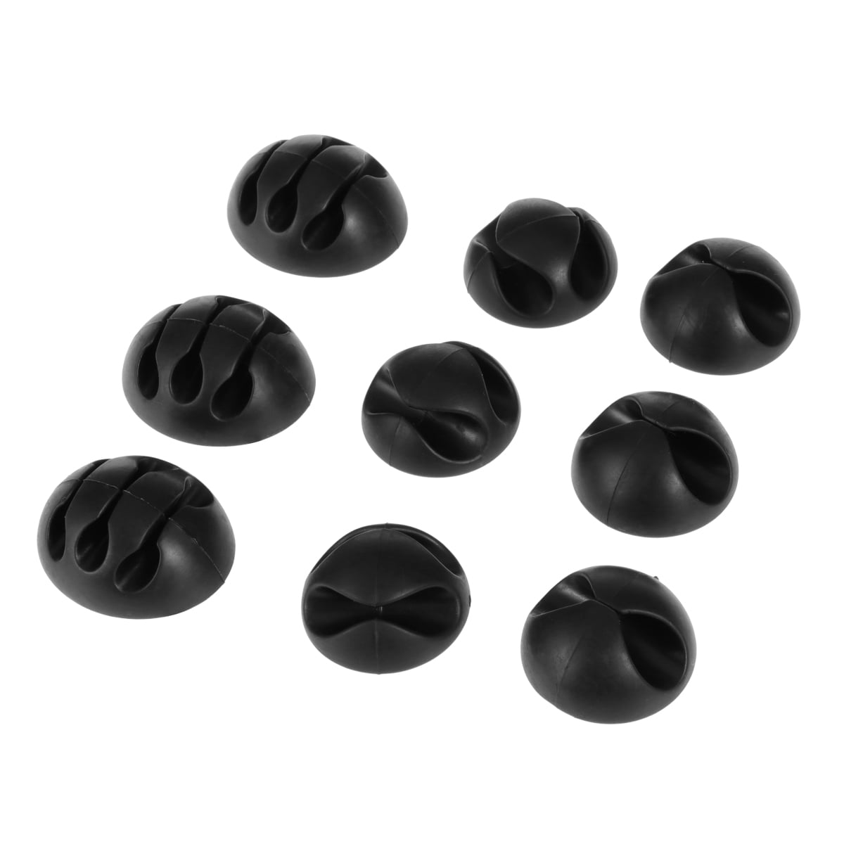 Pretyzoom Desk Wire Clips Cable Clips TPR Black 9Pcs - Walmart.com
