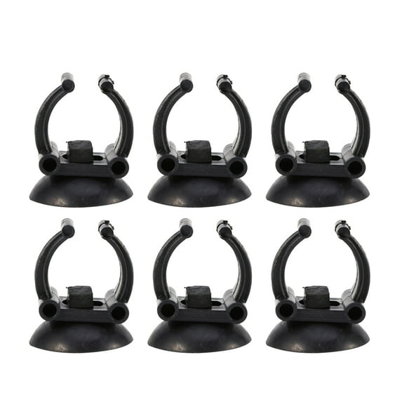 Pretyzoom Aquarium Suction Cups for Fish Tank Use Made of Resin Black ...