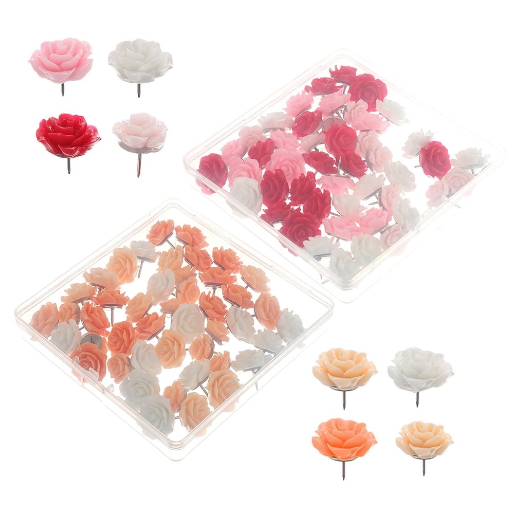 Pretyzoom Assorted Color Resin and Steel Wire Cork Board Accessories ...