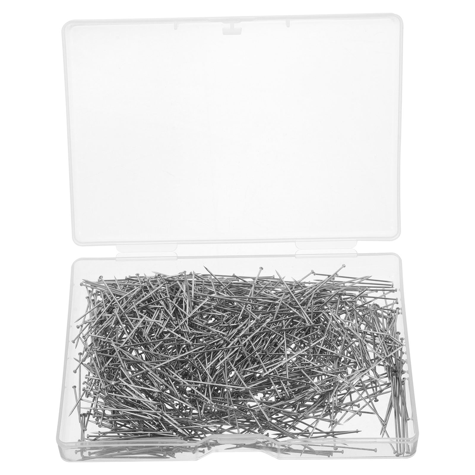 Pretyzoom 1000pcs Steel Flat Craft Positioning Pins for Hand Sewing ...