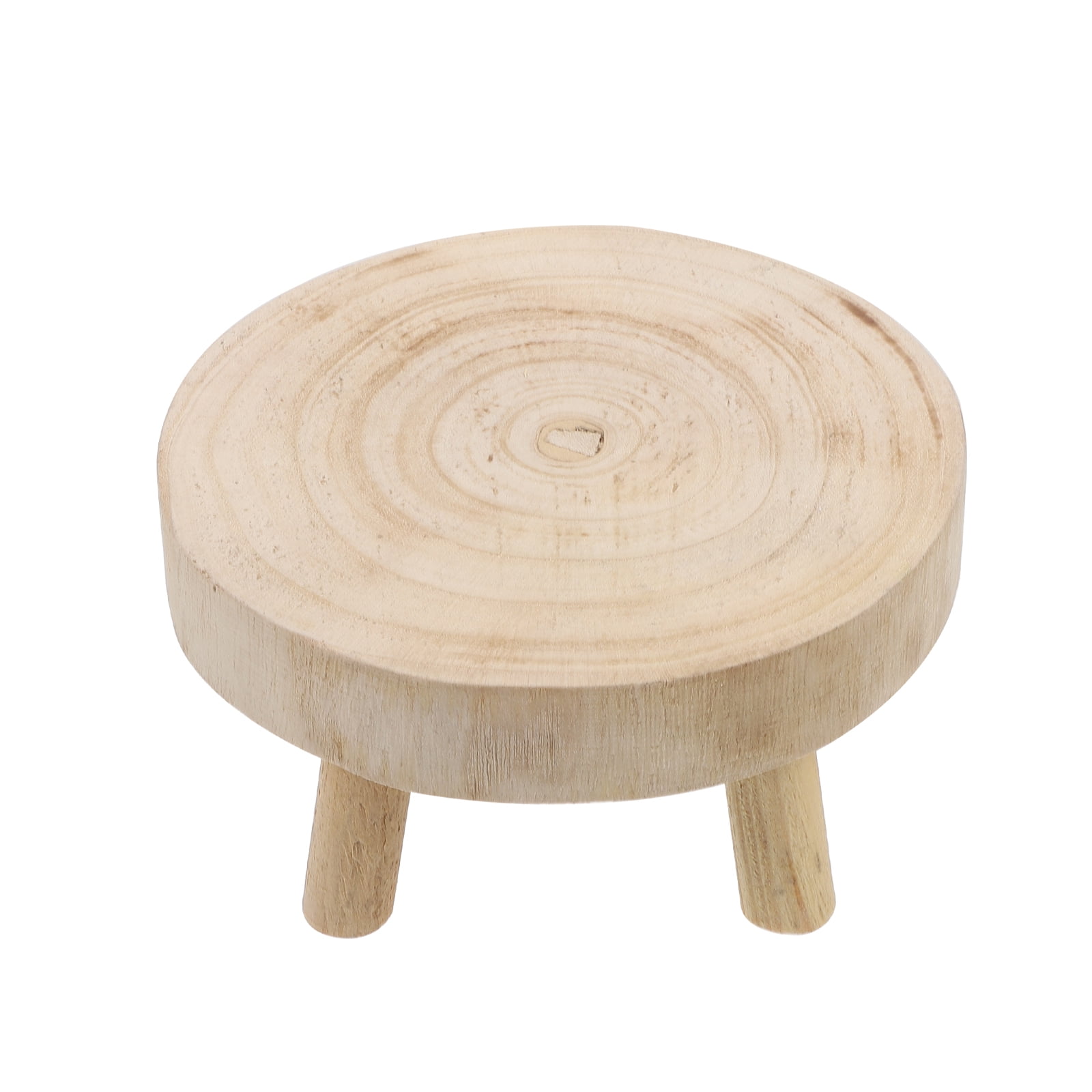 Pretyzoom Indoor Wood Flowerpot Display Base Craft Statue Holder Fish ...