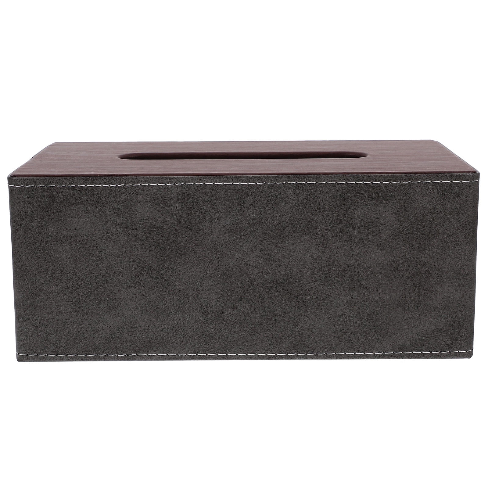 Pretyzoom Living Room Tissue Box Black Density Board Dispensing Tissues ...