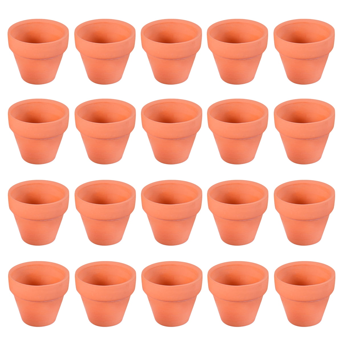 Pretyzoom Mini Clay Pots Terracotta Outdoor Pots Terracotta Plant Pot ...