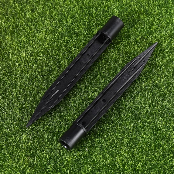 Pretyzoom Mini Ground Light Spikes Ground Spike Black Plastic 10Pack ...