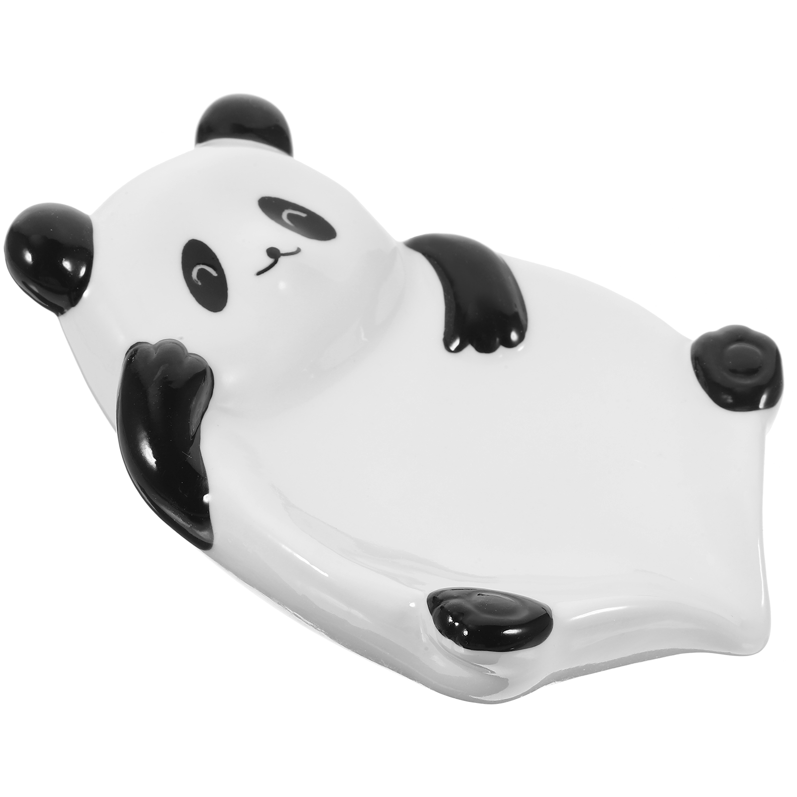 Pretyzoom Panda Soap Dish Ceramic Soap Holder With Drainage For ...