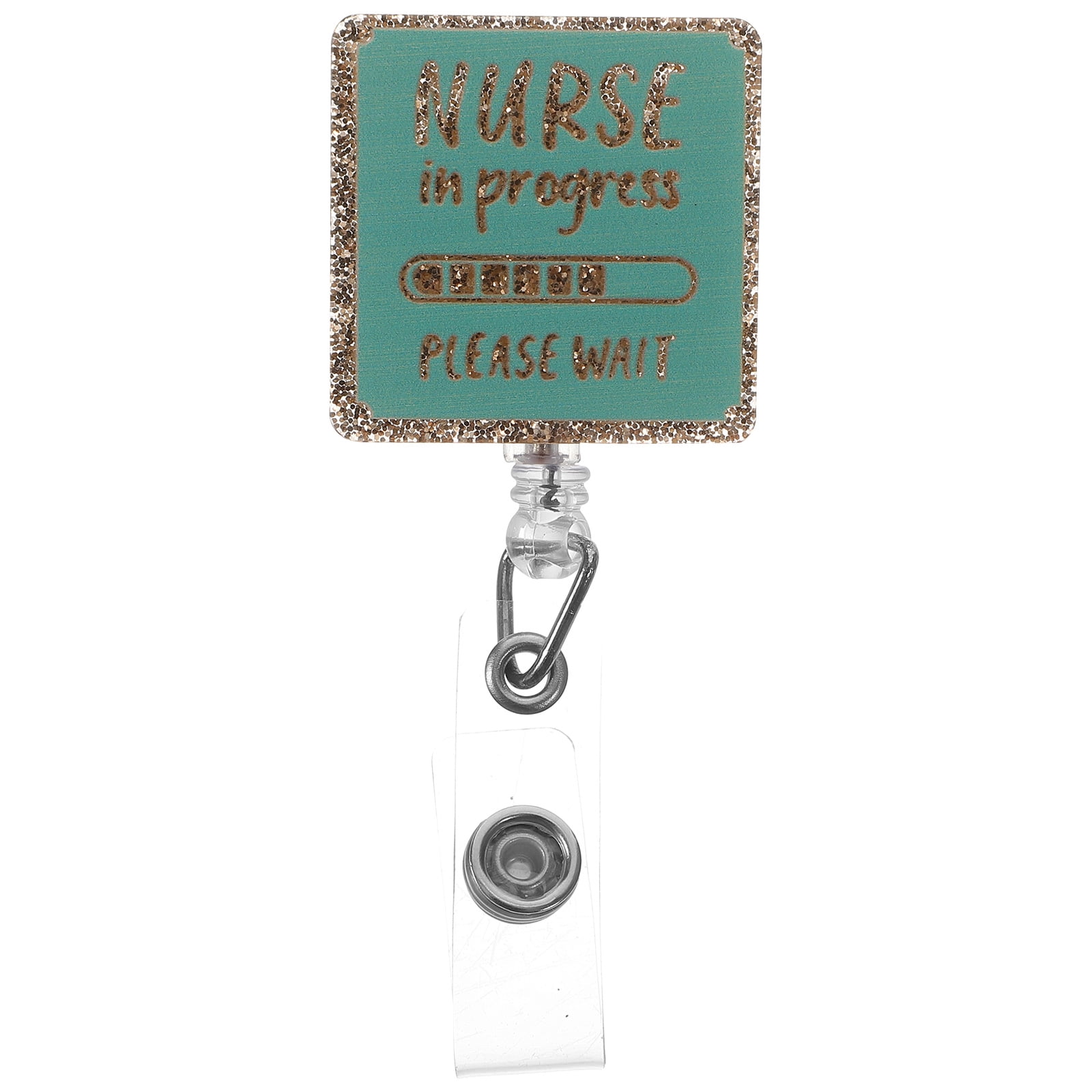 Pretyzoom Acrylic Multi Color Retractable Badge Holder with Alligator ...