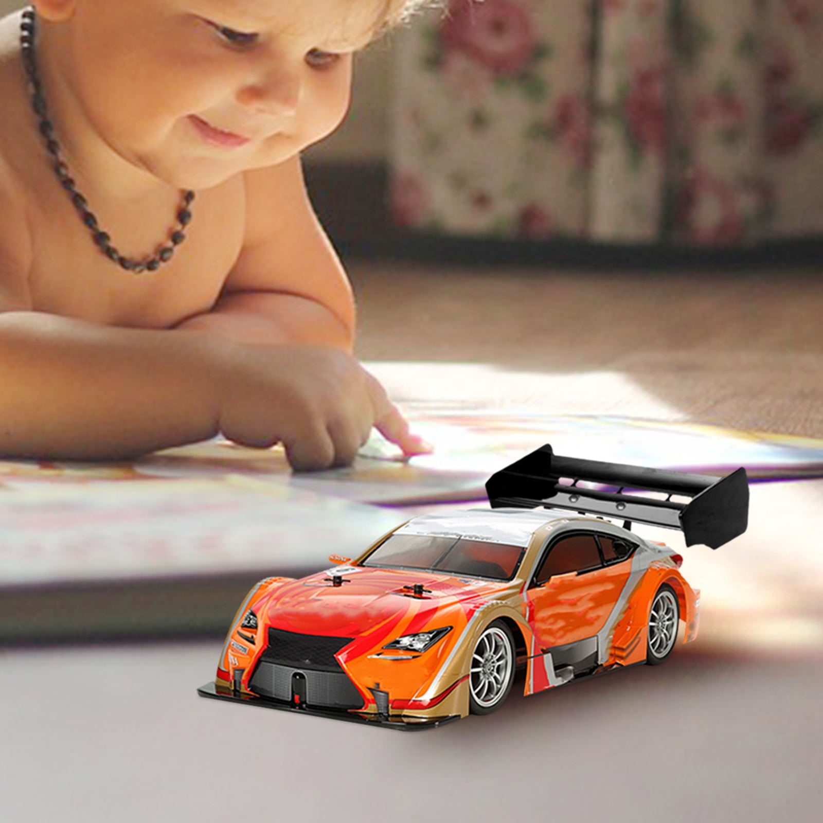 Pretyzoom Scale Drift Models Vehicle Plastic Tail Wing Decor For Racing ...