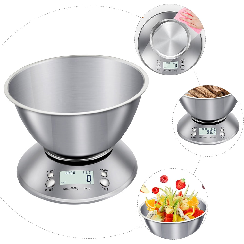 Pretyzoom Scale with Stainless Steel Platform for Kitchen Use Silver ...