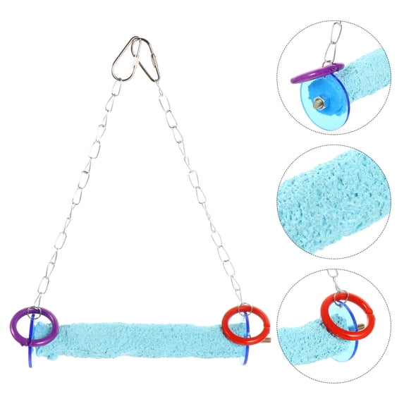 Pretyzoom Small Bird Swing Toys Plastic Foot Conditioning Indoor ...