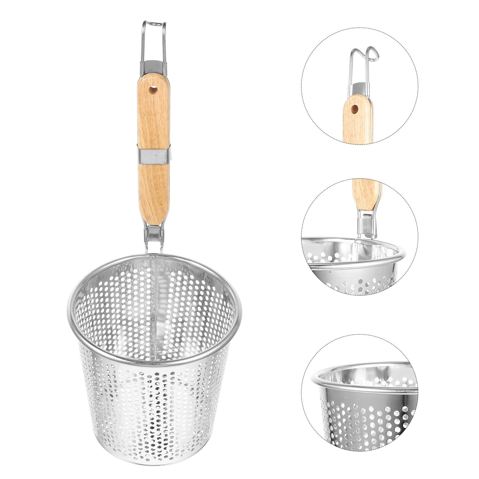 Pretyzoom Stainless Steel Colander Strainer for Food Draining in ...