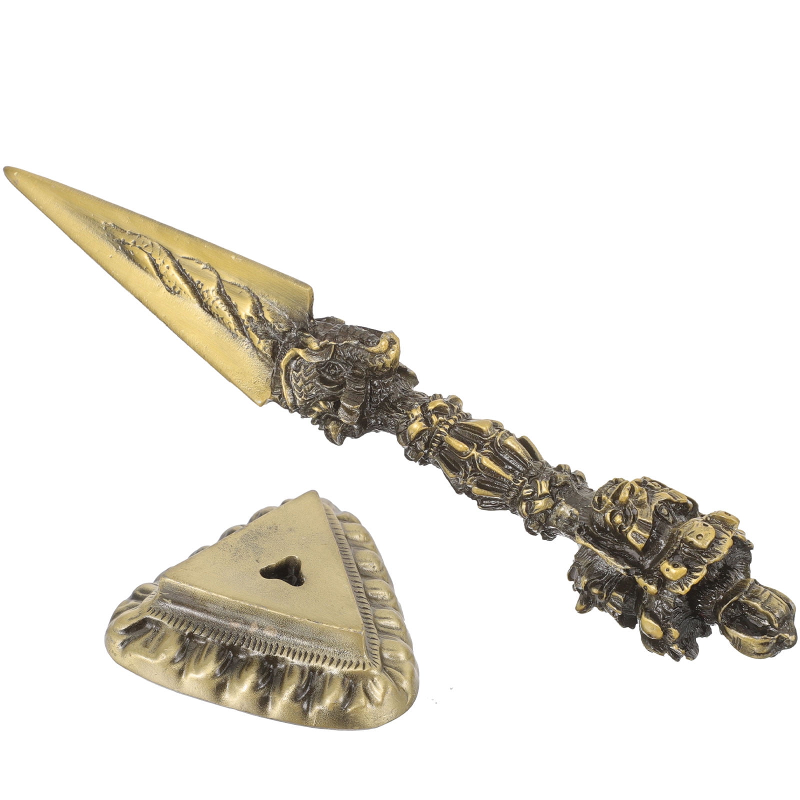 Pretyzoom Vajry Pestle Ornament Decor for Home Office Yoga Religious ...