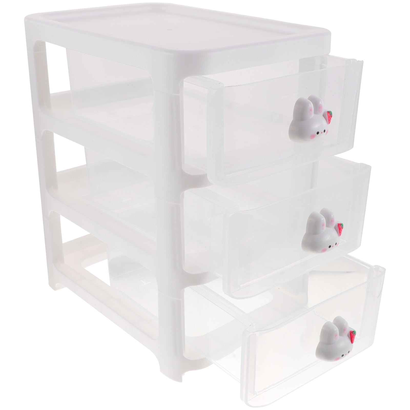 Pretyzoom desk organizers Desktop Organizer Plastic File Storage White ...