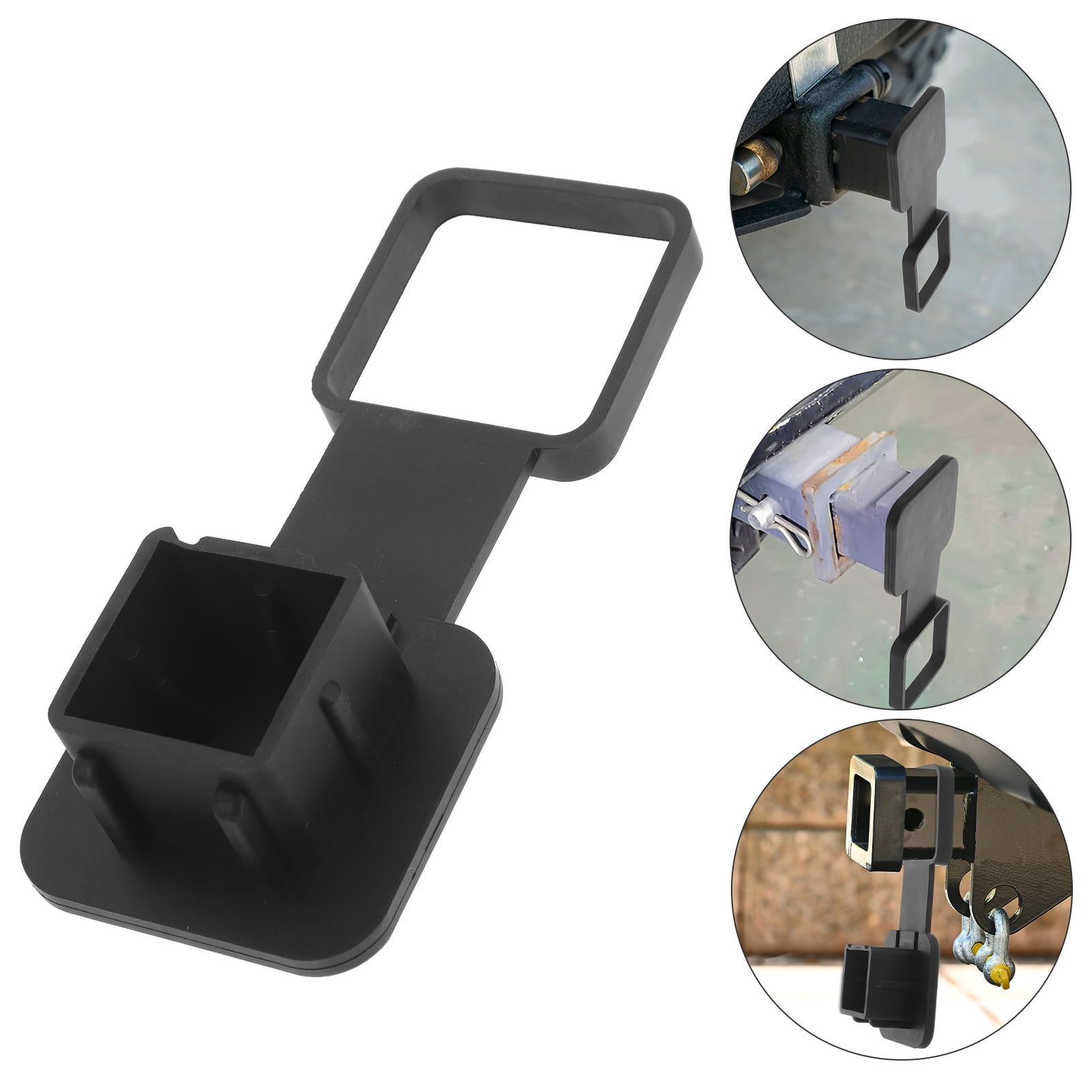 Pretyzoom tow hook covers Trailer Hitch Cover PVC Black Heavy Loads ...