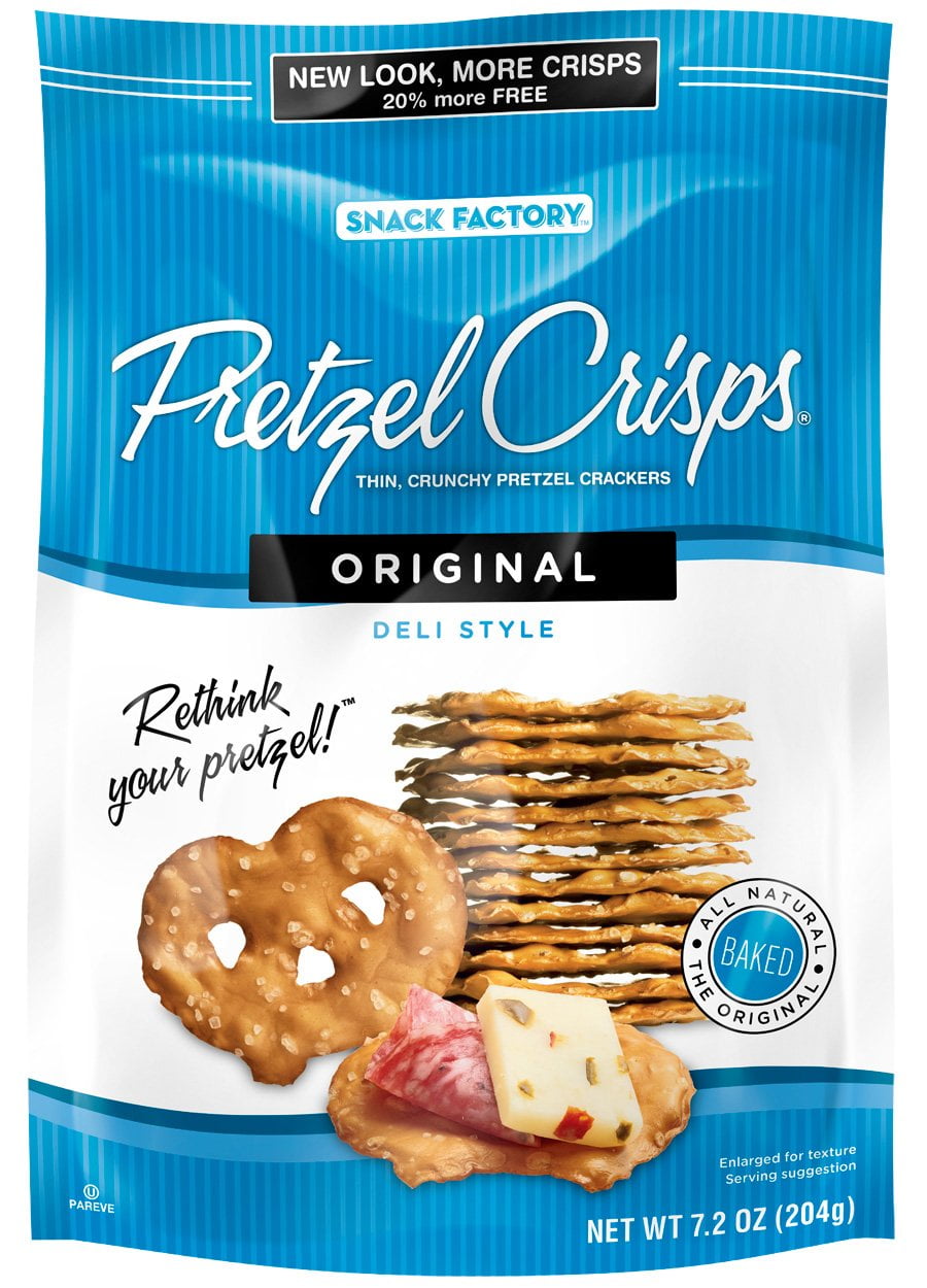 Pretzel Crisps Original, 7.2-Ounce (Pack of 12) - Walmart.com