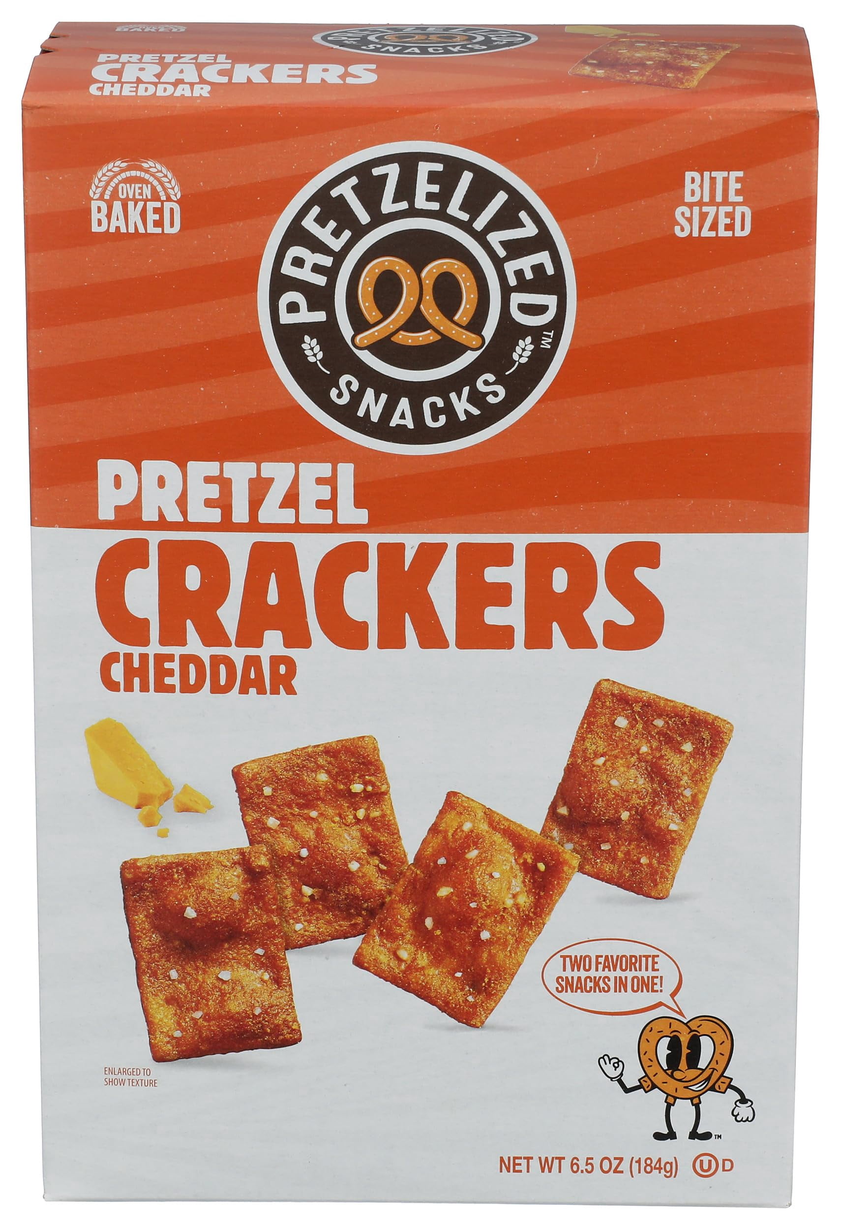 Pretzelized Snacks Cracker Pretzel MFF30 Cheddar 6.5 OZ - Walmart.com