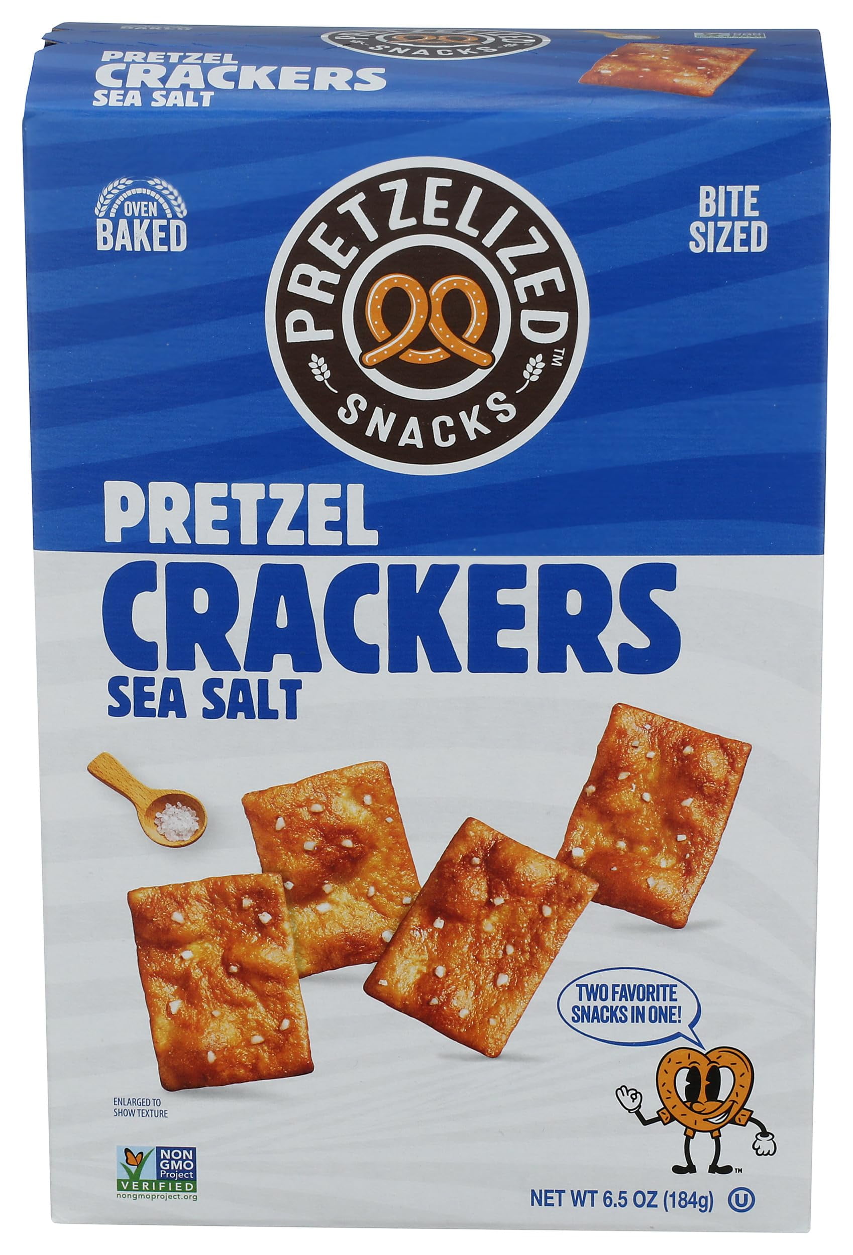 Pretzelized Snacks Crackers Pretzel MZF22 Sea Slt 6.5 OZ - Walmart.com