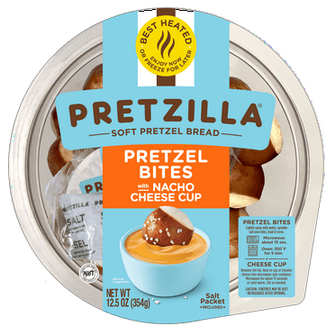 Pretzilla Soft Pretzel Bites 12.5 oz Tub, Snack, Easy to Heat and Enjoy ...
