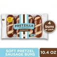 Pretzilla® Soft Pretzel Sausage Buns (10.4oz, 4 count) - Walmart.com