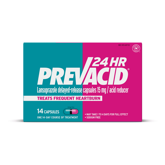 Prevacid 24HR: OTC Prevention Medication, Acid Reducer 15 mg ...