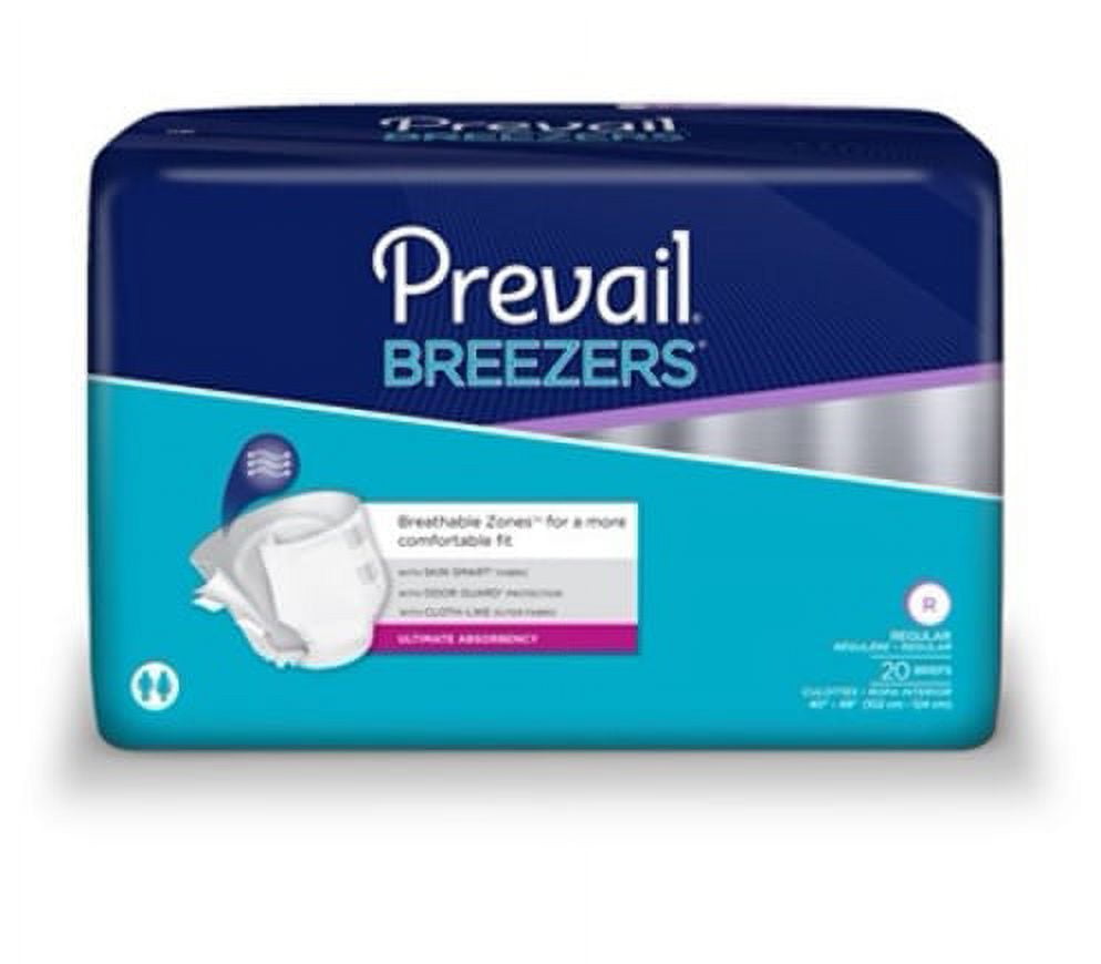 Prevail Breezers Adult Brief, REGULAR, Heavy Absorbency, PVB-016/1 ...