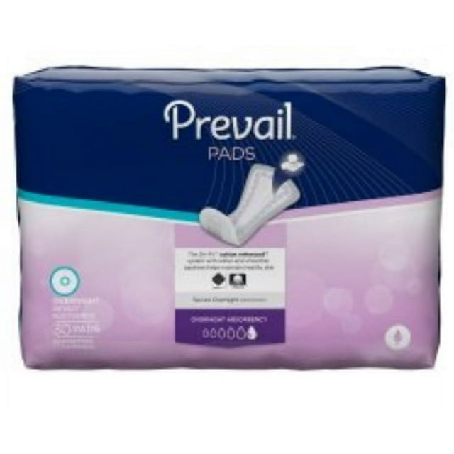 Prevail Daily Pads Overnignt Bladder Control Pad 16 Inch Length Heavy ...