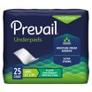 Underpad Prevail® 23 X 36 Inch Disposable Fluff Light Absorbency HSA ...